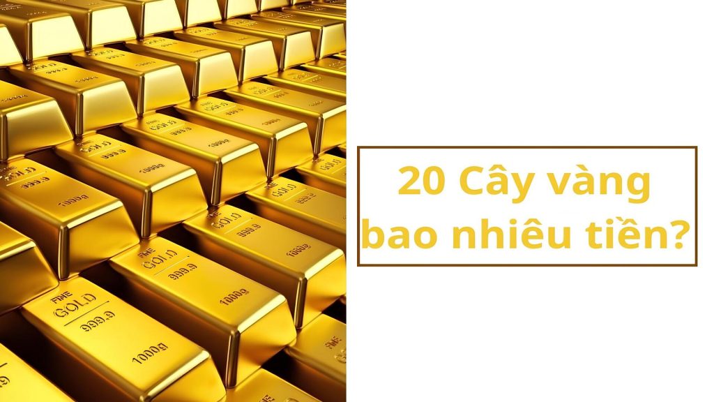 20 cây vàng bao nhiêu tiền? Cập nhật giá vàng mới nhất