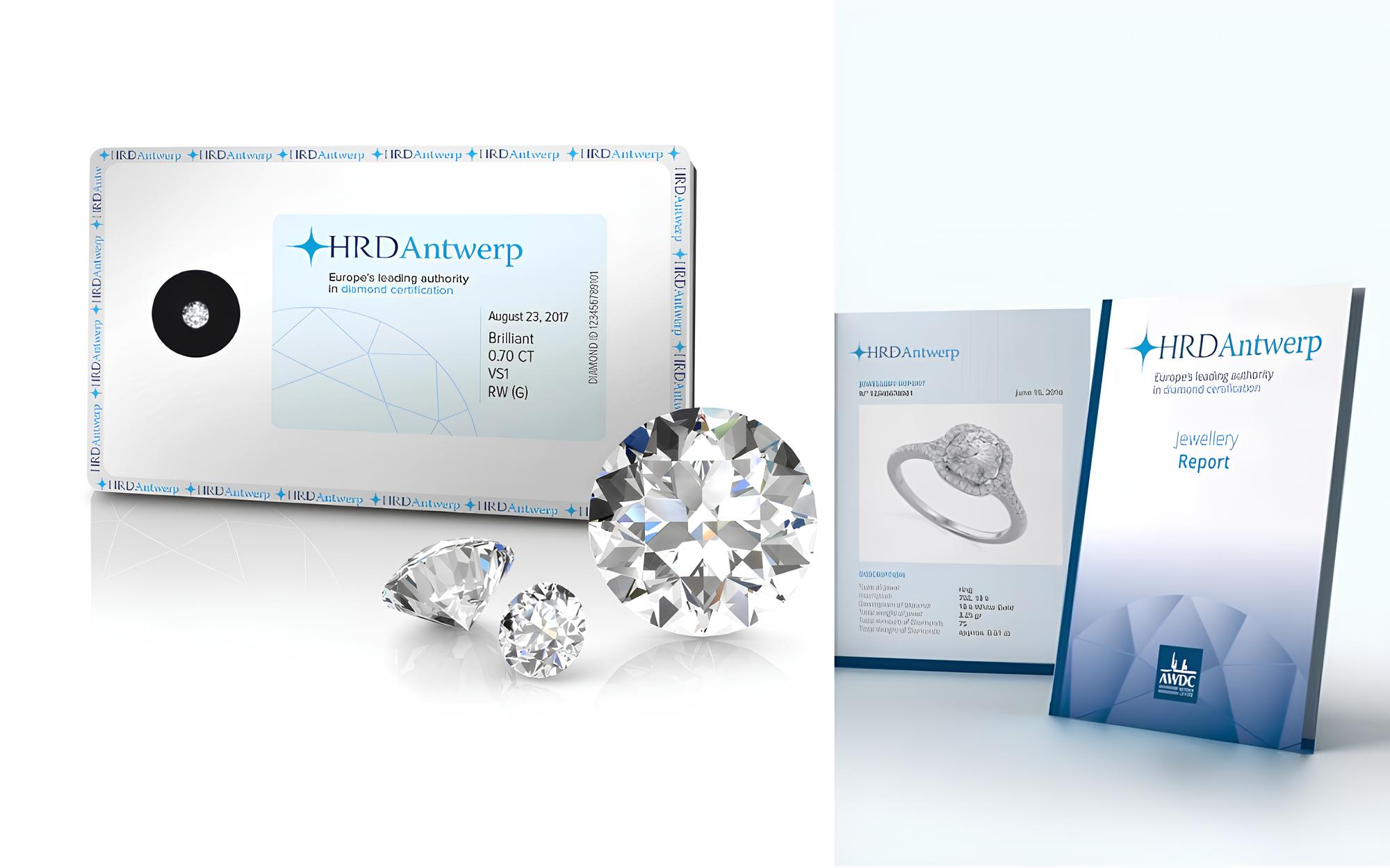 Giấy chứng nhận kim cương HRD Diamond Certificate Check