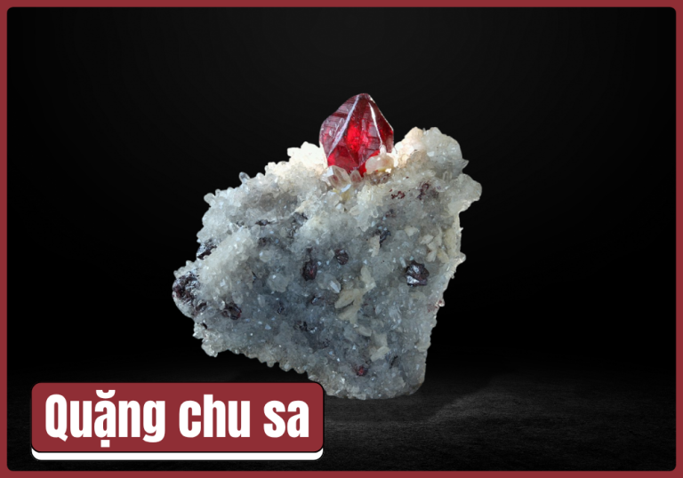 Đá Chu Sa (Cinnabarit): Đặc điểm & Tác dụng trong phong thủy