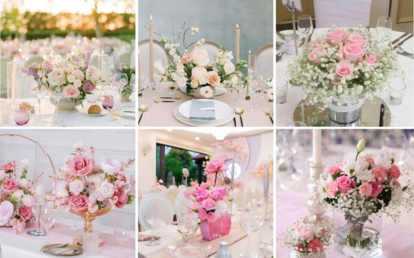 10+ Mẫu hoa để bàn đám cưới đẹp, sang trọng và ý nghĩa nhất