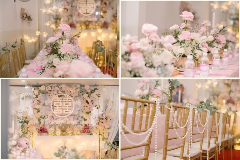 10+ Mẫu hoa để bàn đám cưới đẹp, sang trọng và ý nghĩa nhất