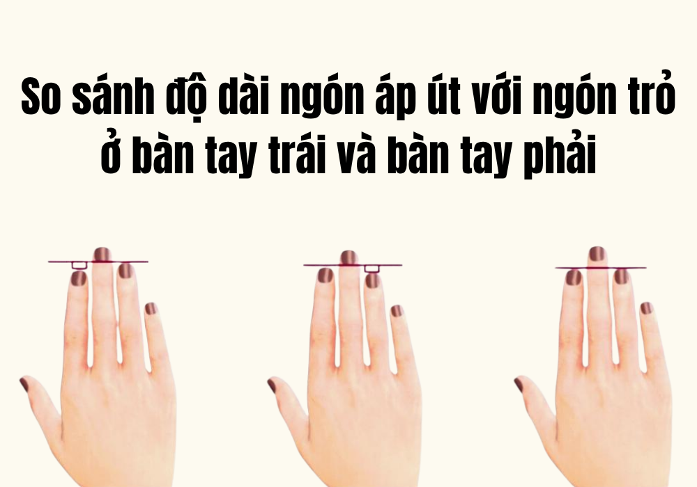 Ngón áp út dài hơn ngón trỏ có mệnh giàu sang hay khó khăn?