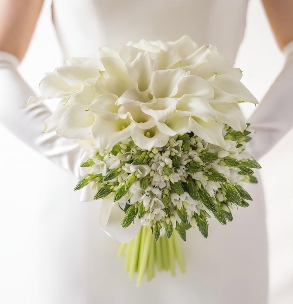 10 Mẫu hoa cưới Calla Lily (hoa cưới Rum trắng) đẹp, ý nghĩa