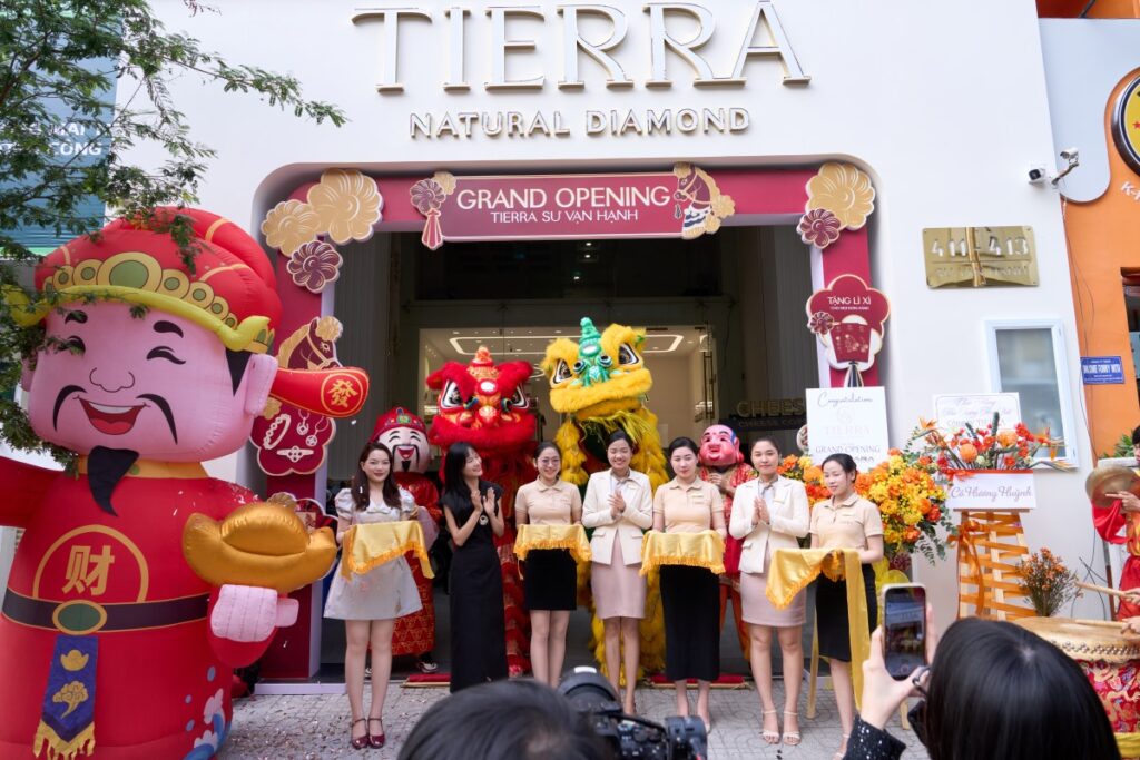 TIERRA Khai Trương cửa hàng trang sức tại 411-413 Sư Vạn Hạnh