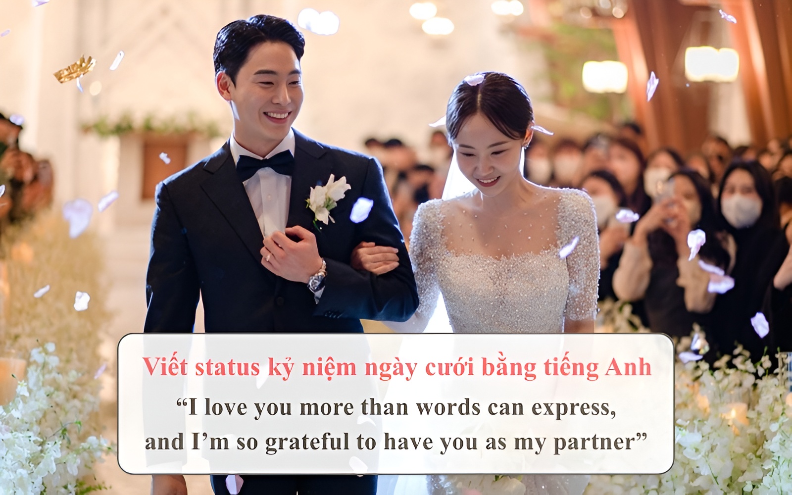 100+ Status kỷ niệm ngày cưới hay, lãng mạn và ý nghĩa nhất
