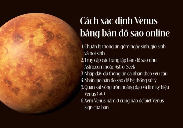 Venus là gì? Cách xác định Venus trong bản đồ sao cá nhân