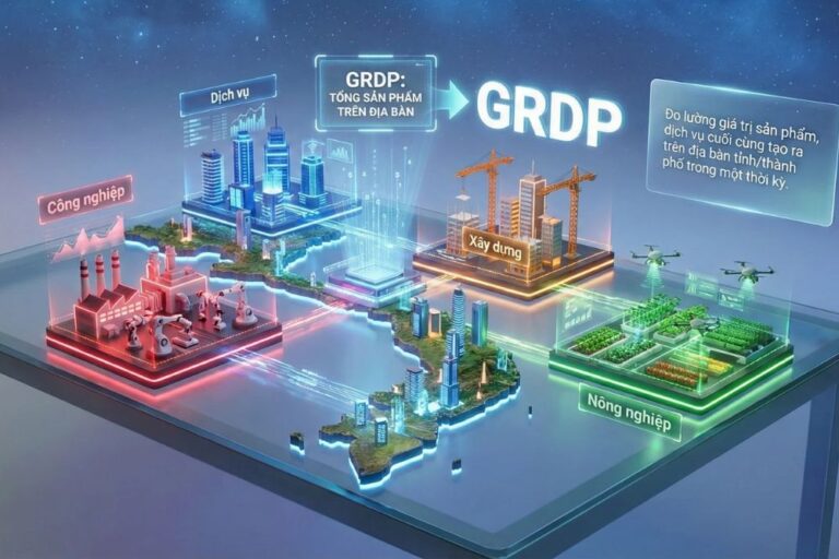 GRDP là gì? Phân biệt GRDP và GDP dễ hiểu nhất