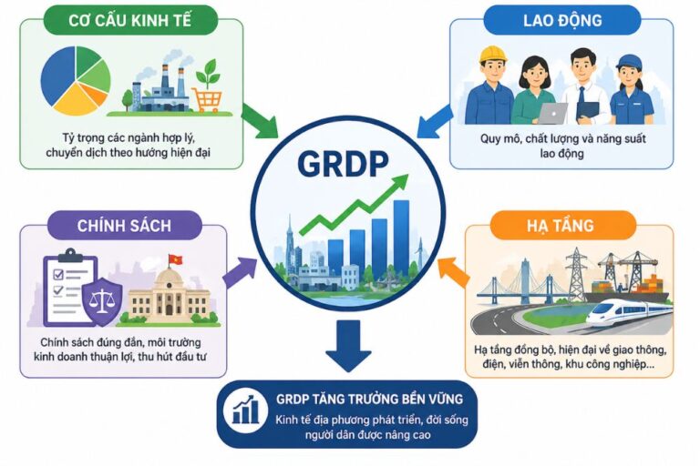 GRDP là gì? Phân biệt GRDP và GDP dễ hiểu nhất